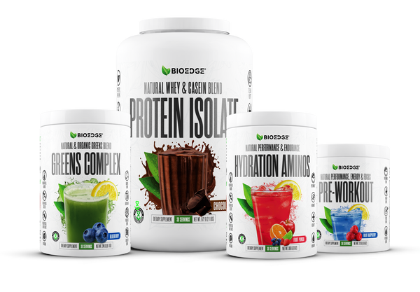 HEALTH & FITNESS STACK with WHEY PROTEIN ISOLATE – Bioedge Sciences